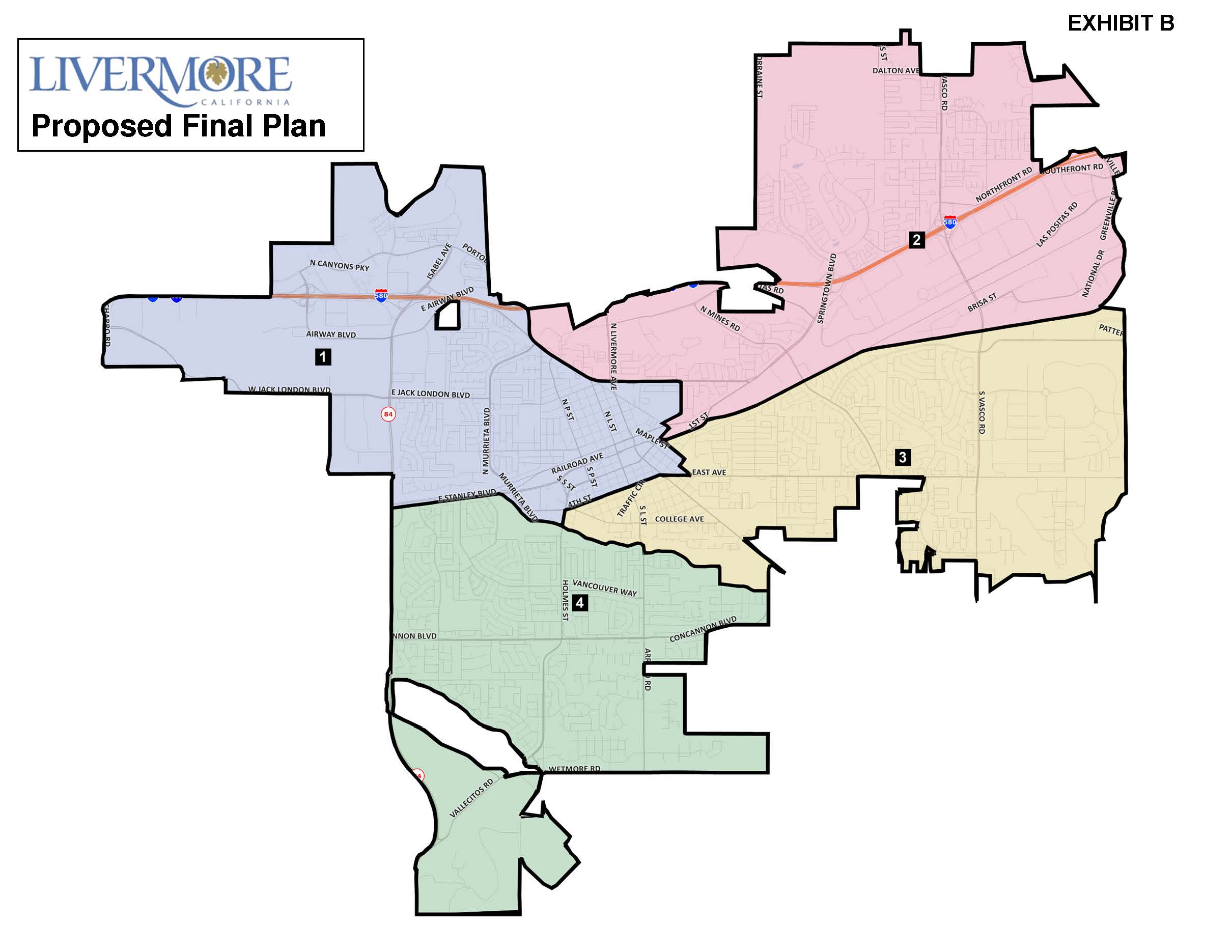 Livermore council adopts new district boundaries - Livermore Vine