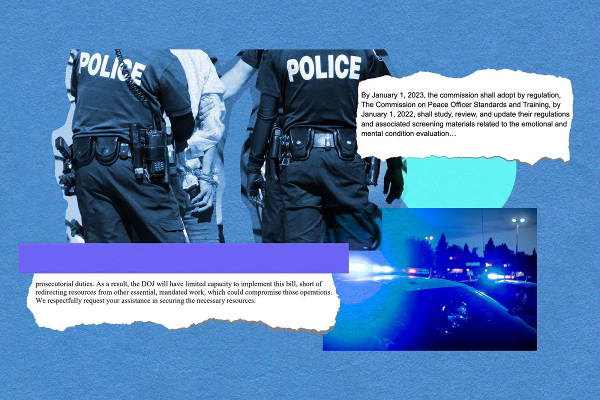 New police accountability laws up demands on state agencies - Livermore ...